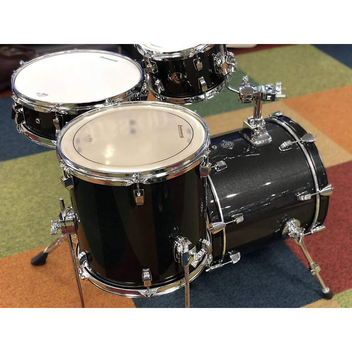 Ludwig Breakbeats by Questlove 4-Piece Drum Shell Pack (Black Sparkle)