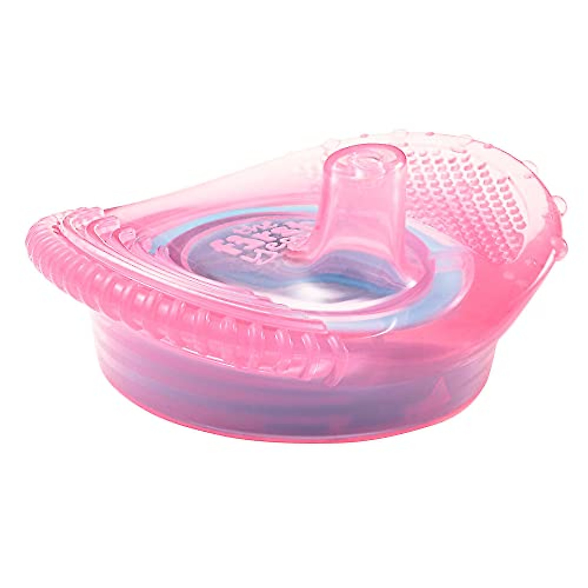 The First Years SenseAbles Teethe-Around Silicone Sensory Trainer Cup, 7 oz - Pink