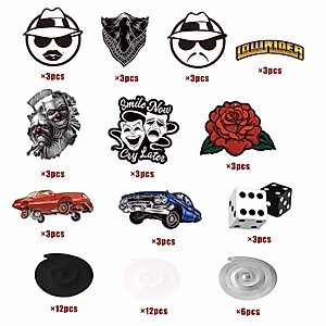 RicaBili 30Pcs Cholo Swirl Decorations Hanging Spiral Ornaments, Cholo Theme Streamers Birthday Party Decor, Early 2000s Party Centerpieces for Teens, Cholo Classic Spiral Favors for Birthday Party