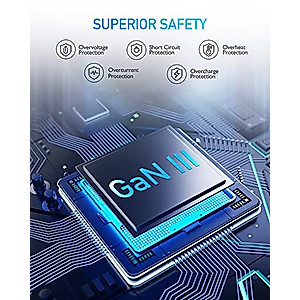 EHO 140W USB C Wall Charger for MacBook Pro 16", PD 3.1 3-Port GaN III USB C Power Adapter 45W PPS Super Fast Charging Travel Charger Compatible w/Laptops, MacBook Pro/Air, iPhone, Samsung