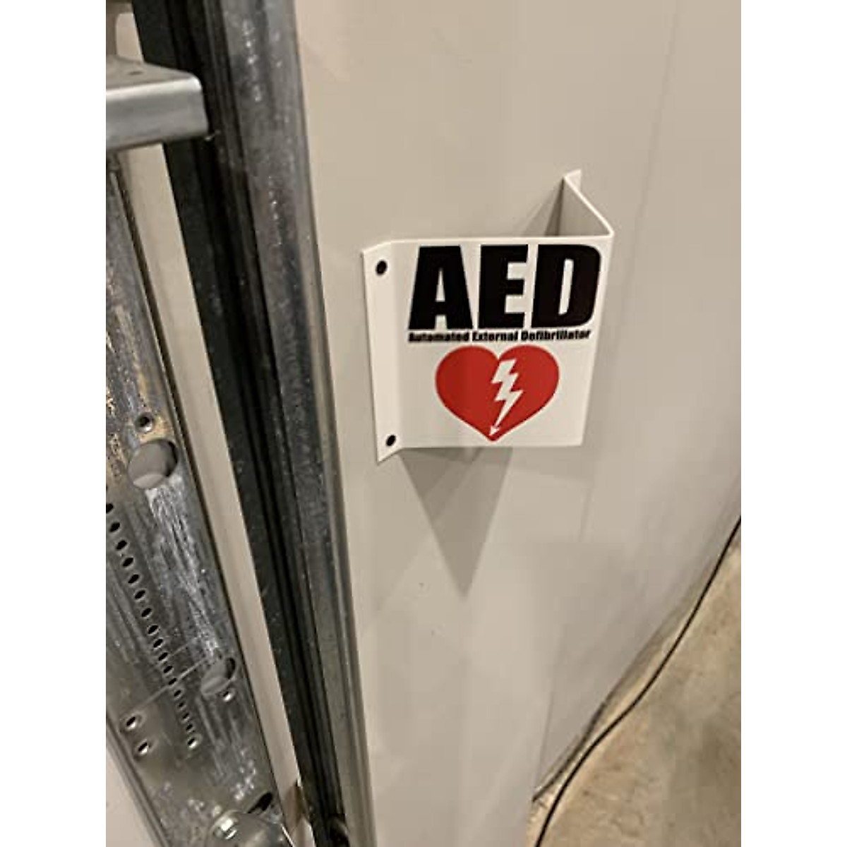AED Sign 3D Projecting Location Inside AED Signs For Workplace or Wall