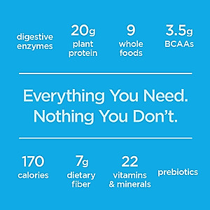 Vegansmart Naturade Plant Based Vegan Protein Powder - All-in-One Nutritional Shake Protein Blend - Gluten Free & Non-GMO - Vanilla - 2 Pack (30 Servings)