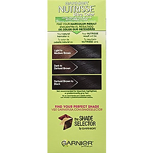 Garnier Hair Color Nutrisse Ultra Color Nourishing Creme, BL11 Jet Blue Black (Black Currant) Permanent Hair Dye, 1 Count (Packaging May Vary)