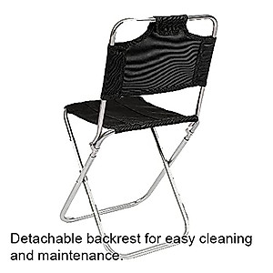 FAYYA Outdoor Camping Chair - Folding Rest Chair, Portable Aluminum Alloy Lightweight Foldable Compact Chair for Fishing Beach Sketching Garden