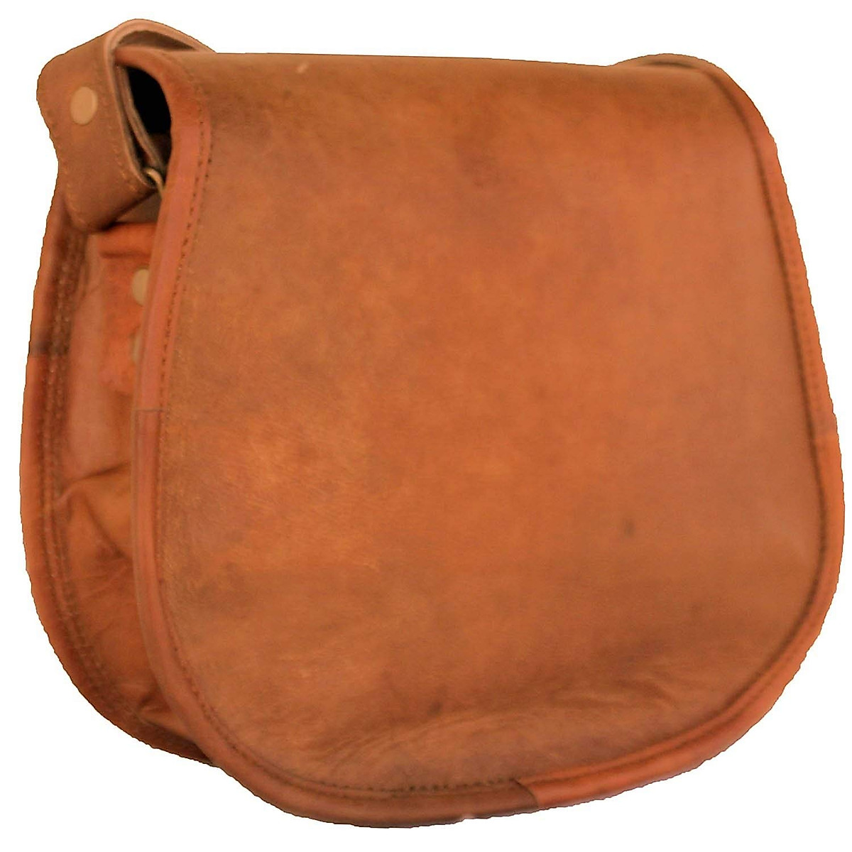 CraftShades Handmade Leather Sling Bag Women Vintage Style Brown Casual Cross Body Shoulder Bag Purse