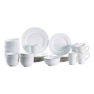 Mikasa 5225580 40 Piece Delray Bone China Dinnerware Set