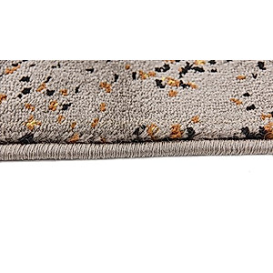 Unique Loom Barista Collection Area Rug - Excelsa (9' x 12' Rectangle, Beige/ Brown)