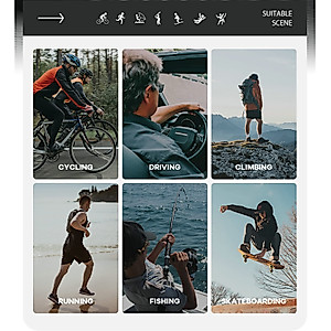 OMEKOL Sports Baseball Sunglasses Men Women Running Cycling Glasses Mountain Bike Goggles MTB Riding Bicycle Eyewear Outdoor(F10)