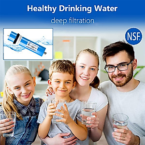 SWALLE 0.0001 Micron RO Membrane, 3013-600 GPD Universal Water Purifier Cartridge Removes 99% of Contaminants in Water ,Fits Under Sink Reverse Osmosis Drinking Water Purifier System (600 GPD)