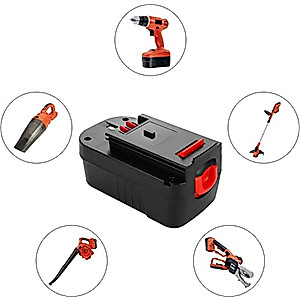 3.6Ah HPB18 Ni-Mh 18Volt Replacement for Black and Decker 18V Battery Replacement Compatible with Black and Decker 18 Volt HPB18 HPB18-OPE 244760-00 A1718 FS18FL FSB18 Firestorm Cordless Power Tools