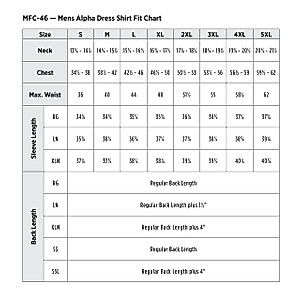 Red Kap Men's Specialized Pocketless Work Shirt, White, 6X-Large