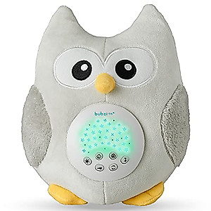 Baby Soother Cry Activated Sensor Toys Owl White Noise Sound Machine, Toddler Sleep Aid Night Light, Unique Baby Girl Gifts & Baby Boy Gifts, Woodland Baby Shower,Portable New Baby Gift Gender Neutral