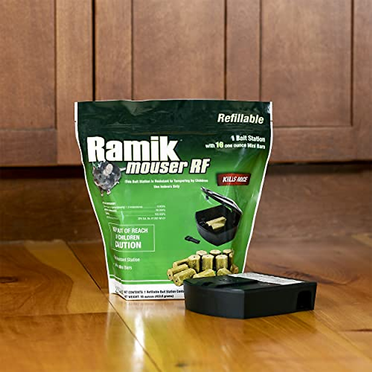 Neogen 900 Rodenticide Dramik Refillable Bait Station 16 Ounce 000, 16oz, Black