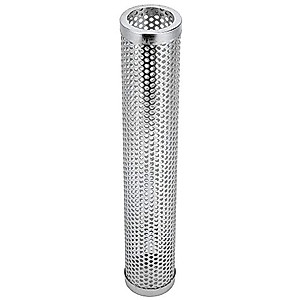 Smoker Tube, 12'' Stainless Steel Barbecue Smoke Generator BBQ Accessory for Electric Gas Charcoal Grill Smokers(Round)