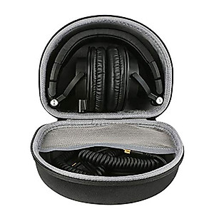 for Audio-Technica ATH-M50x ATH-M50xMG ATH-M50xRD ATH-M40x ATH-M30x ATH-M70x Professional Studio Monitor DJ Headphones Headset Hard Carrying Travel Case Bag by co2CREA