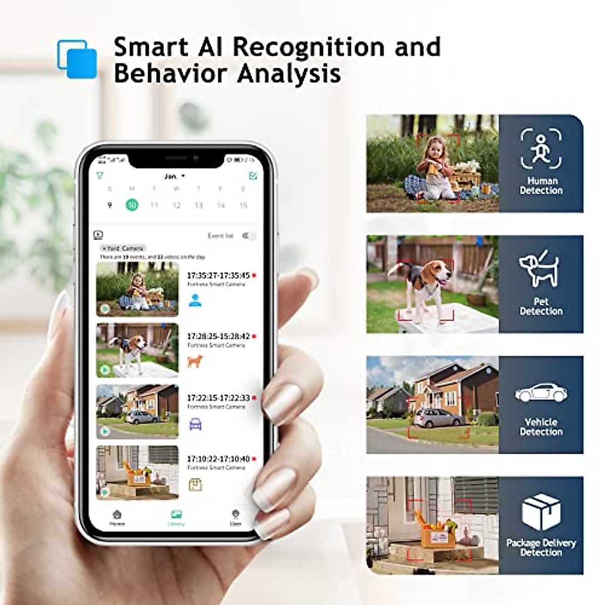 Solar Outdoor Security Camera, Wireless 3MP Pan Tilt 360° View WiFi Weatherproof Surveillance Camera Support Color Night Vision, Alexa, Siren Alarm, Spotlight Motion Detection, 2 Way Audio, Cloud/SD