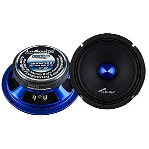 Audiopipe APMB-628PM 6 Inch 200 Watts Max 100 Watts RMS Power Low to Mid Frequency Car Audio Loudspeaker with 4 Ohm Impedance