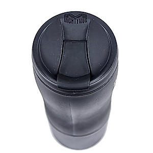 Mighty Mug Biggie Airlock Travel Mug, 16oz, Black