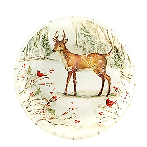 Certified International Winter's Walk 9" Soup/Cereal Bowls, Set of 4