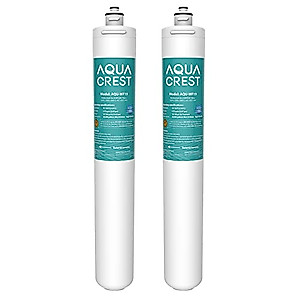 AQUA CREST I2000 2 Under Sink Water Filter, 26K Gallons, Replacement Cartridge for Everpure i2000, MC2, ESO7, MH2, EV9612-22, EV9612-56, EV9607-25, EV9613-21, NSF/ANSI 42 Certified, Pack of 2