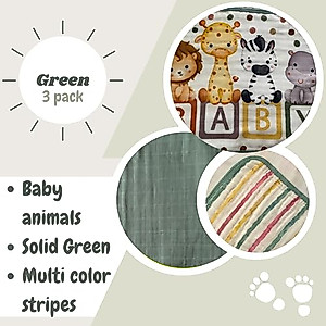 Luv Thy Casa Baby Burp Cloths Pack of 3 – 10 x 20 Inch Cotton Burp Cloths – Burping Cloths for Babies – Organic Bamboo and Cotton Burp Clothes – Burp Cloths Neutral