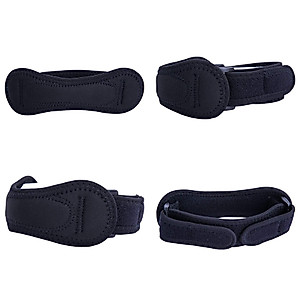 Onwon 2 Pcs Knee Strap Knee Support Patella Stabilizer for Knee Pain Relief, Hiking and Sport Training - Knee Brace, Knee Band, Knee Pad, Knee Stabilizer, Patella Strap, Patella Brace, Patella Band