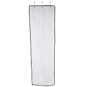 Crystal Clear Over The Door Hanging Shoe Organizer Oxford Cloth Toy Hanging Storage Rack Space Saver 22 Pockets