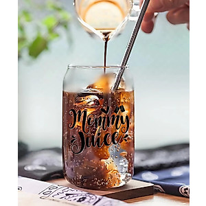 Gifts For Mom - Gifts For Mom From Daughter, Son, Kids - Unique Mother's Day, Birthday Gifts for Women- Funny Gifts Ideas For Mom - 16 Oz Coffee Glass