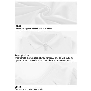 BUBBLELIME Women's UPF 50+ Golf Tennis Sleeveless Polo Shirts Polo Neck_WHITE(1) XS_BWST019