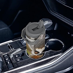 SYJTGDE Large Capacity Car Cup Monkey Lemur Cute Fashionable Upgrade Car Cup Advanced And Beautiful Travel Cup
