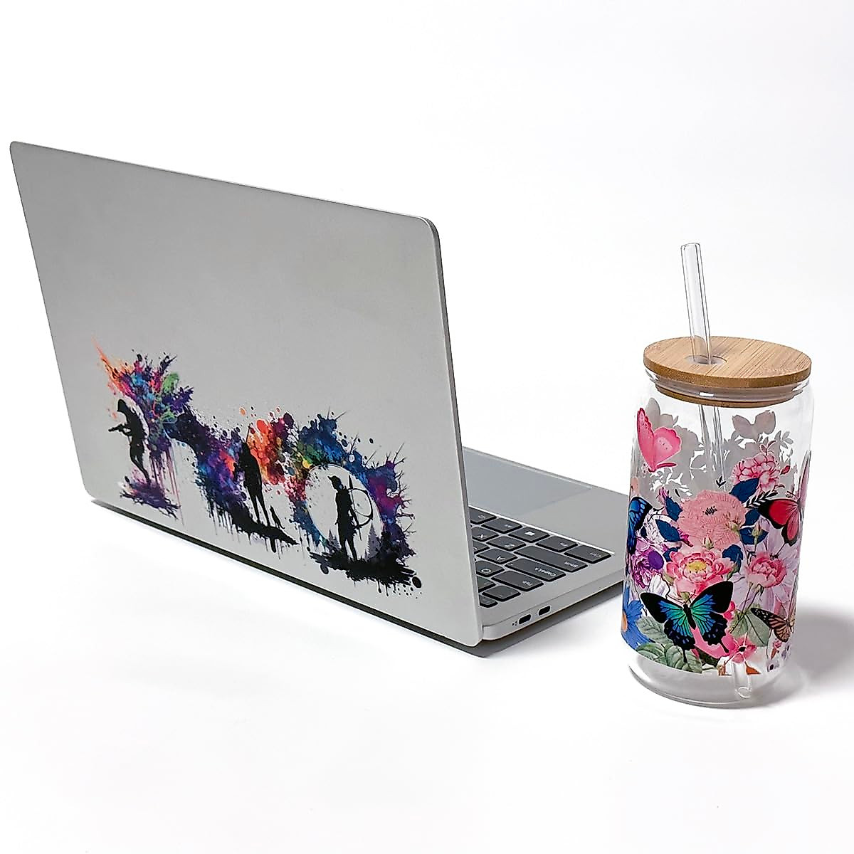 Uv Dtf Cup Wrap Transfer for Glass Cups, 10 Sheets Uvdtf Rub on Transfers for Mugs, Ice Coffee Cups, Water Bottles, Furniture, Refrigerator, Laptops, Waterproof Decals Aesthetics Stickers Pack Gifts