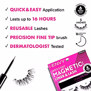 KISS i Envy Magnetic Eyeliner Wind Resistant, Last Up To 16hrs