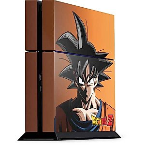 Skinit Decal Gaming Skin Compatible with PS4 Console - Officially Licensed Dragon Ball Z Goku Portrait Design