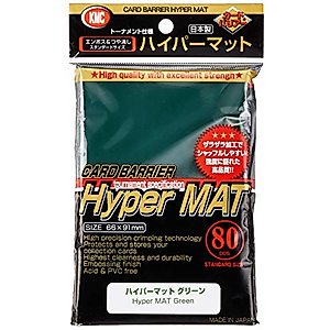 Hyper Matte Sleeves (80-Pack), Green