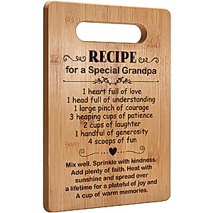 Popular Grandpa Gifts, Cutting Board Gift for Grandfather, Cute Grandpa Gifts from Grandchild, Grandpa Gift for Father's Day or Birthday
