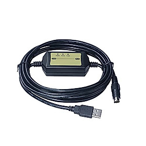 Washinglee Isolated PM02 Programming Cable for AB Micrologix 1000 1100 1200 1400 1500 Series, for 1761-CBL-PM02 Replacement, 6 FT