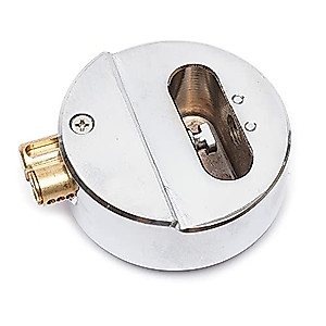 2pcs Garage Shed Door Lock Shackle Padlock Van Garage Door Cargo Trailer Security Hasp Padlock w/Keys