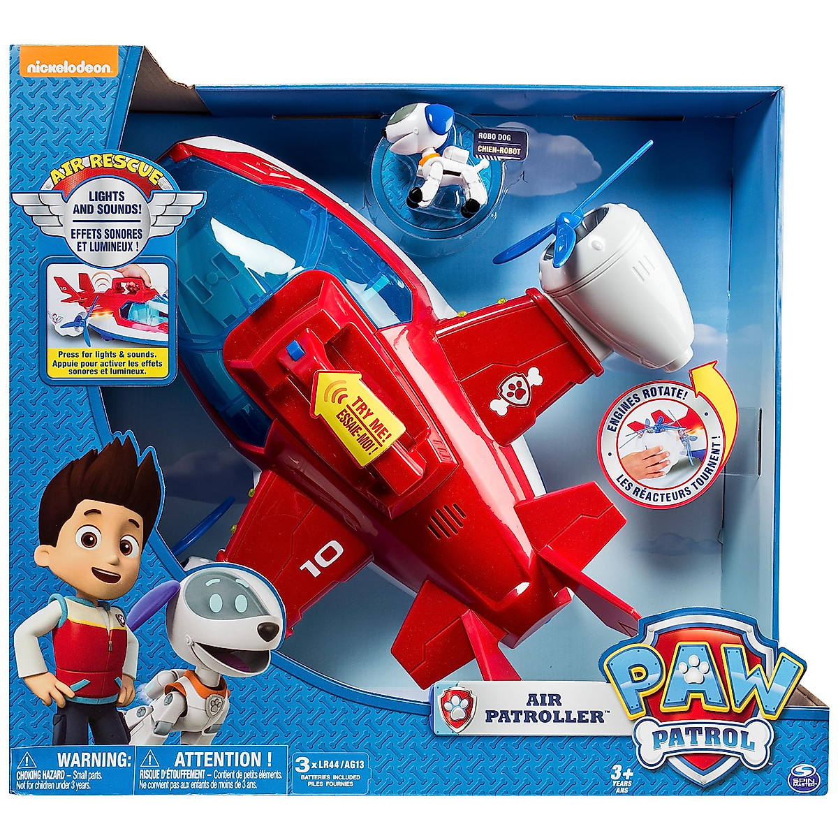 Paw Patrol, Lights and Sounds Air Patroller Plane