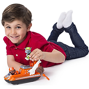 Paw Patrol Ultimate Rescue - Zuma’s Ultimate Rescue Hovercraft with Moving Propellers and Rescue Hook, for Ages 3 and Up