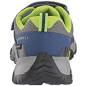 Merrell Trail Quest Hiking Sneaker, Blue/Green, 3 US Unisex Big Kid