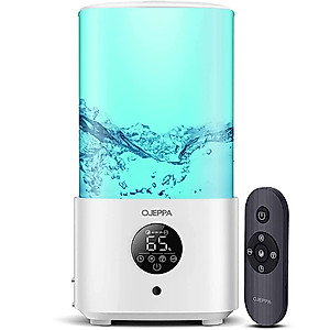 Humidifiers for Bedroom, 2.5L Ultrasonic Cool Mist Humidifiers for Baby Home Office Nursery & Plants, Top Fill Air Humidifier, Super Silent Sleep Mode，Auto Shut-Off (1)
