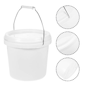 HONMEET Multi Functional Art Painting Bucket with Lid Versatile Paint Container for Arts and Crafts for Painting Projects