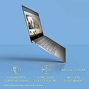 HP Envy 13” Thin Laptop W/ Fingerprint Reader, FHD Touchscreen, Intel Core i7-8565U, 8GB SDRAM, 256GB SSD, Windows 10 Home (13-aq0005nr, Natural Silver)