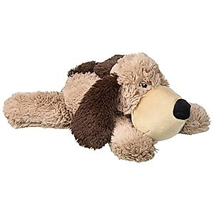 Brown Dog Warmies - Cozy Plush Heatable Lavender Scented Stuffed Animal