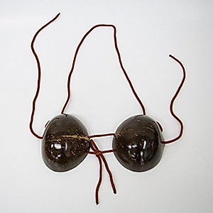 Amscan Coconut Party Bra, One Size | 6 Ct.