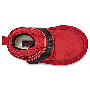 UGG Boy's T Neumel Snapback Chukka Boot, Samba RED, 10 Toddler