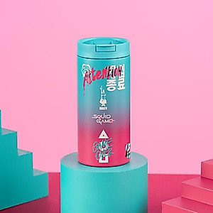 Bialetti Squid Game© Travel Tumbler - Double-Wall Stainless Steel, Thermal Insulated, 8 Hours Cold/4 Hours Hot, Perfect for Travel and Daily Use (12 oz - 360 ml)