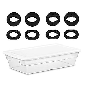 JNSA 8 PCS Silicone Ear Tips Ear Cushion Ear Gel Compatible with Galaxy Buds Live, S/L 4 Pairs Ear Adapter Eartips Replacement for Galaxy Buds Live,Black