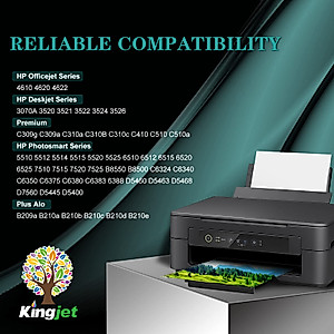 Kingjet Compatible 564 Ink Cartridge Replacement for HP 564 564 XL, (12 Combo Pack with Photo Black) for Photosmart 5520 6510 6520 7520 7525 Premium C309A C410A DeskJet 3520 3522