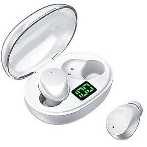 New Trending Electronics RGB Game TWS Headset Type-c Earphones Earbud & in-Ear Headphones for Game and Music (White)